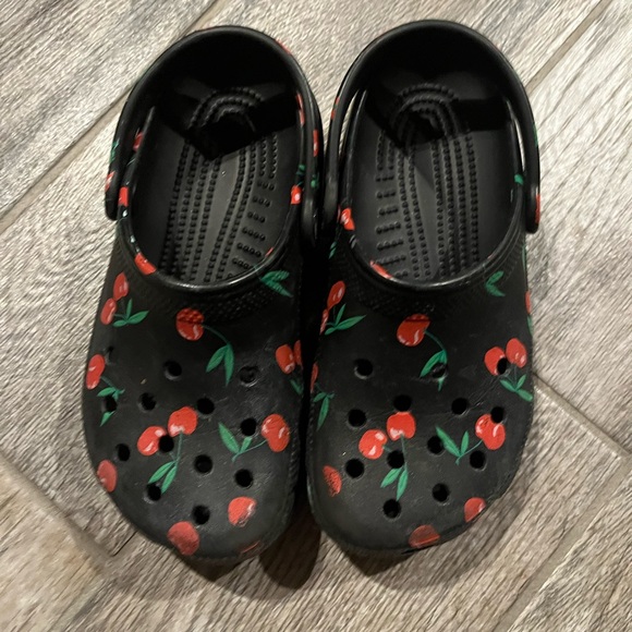 CROCS | Shoes | Cherry Print Kids Crocs | Poshmark
